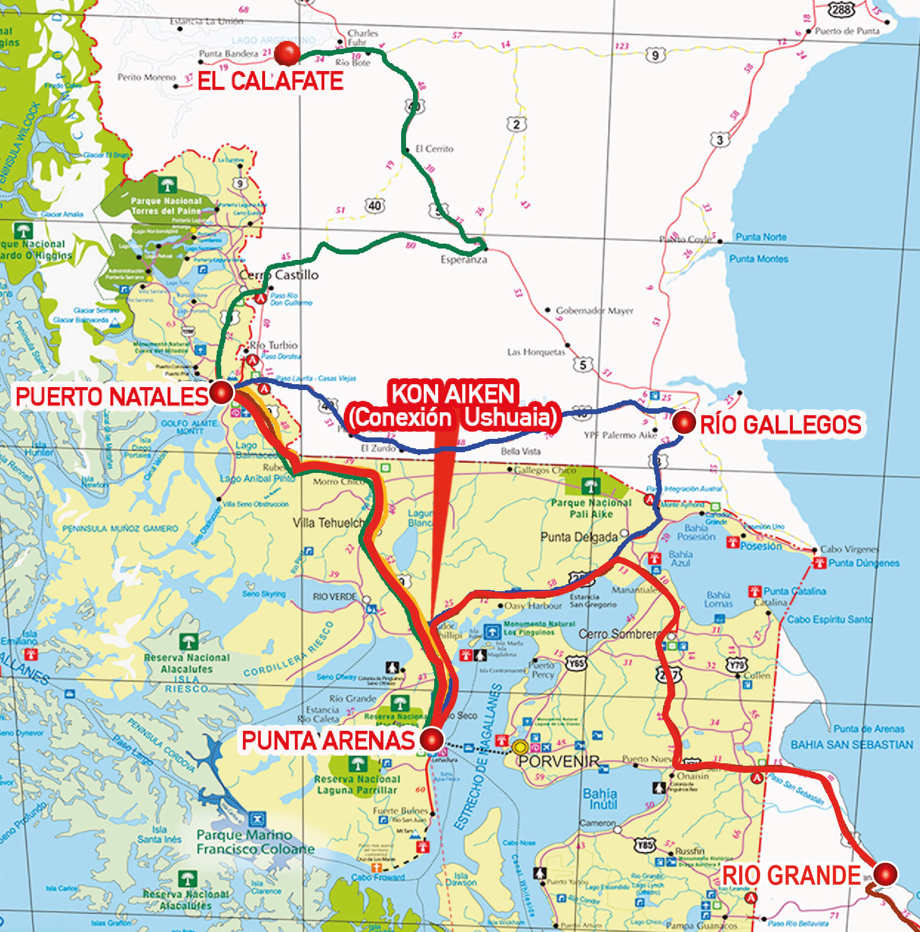 Destinos – Bus-Sur