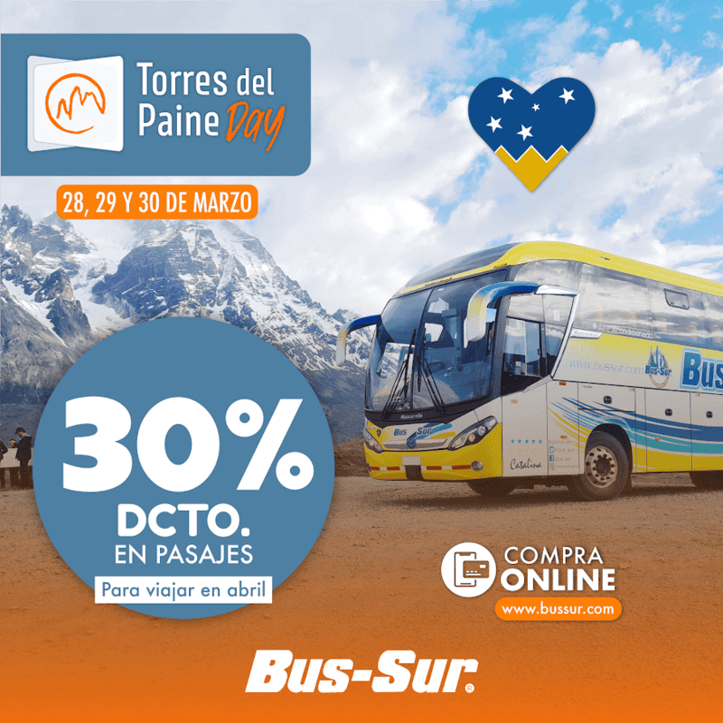 Bus-Sur – Te acompañamos a descubrir la Patagonia
